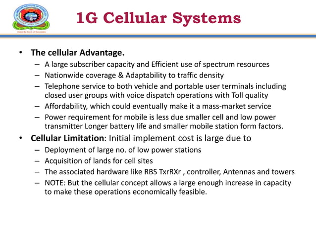 Dr. Tanuja Patgar -Wireless Network Architecture and Operation | PPT