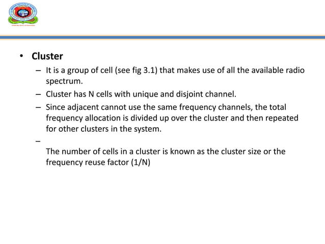 Dr. Tanuja Patgar -Wireless Network Architecture and Operation | PPT