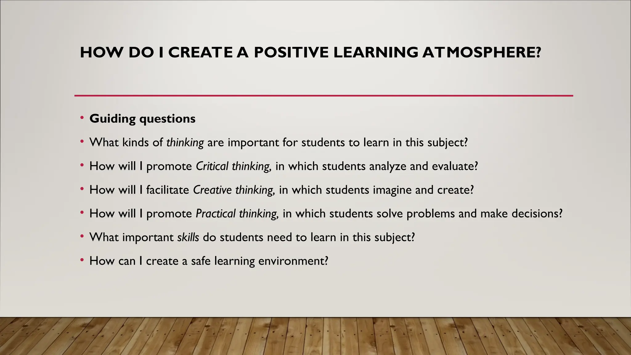 Dr. R. Makoni-Creating a Positive Learning Environment.ppt