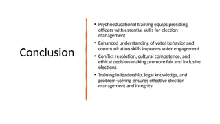 UNDERSTANDING THE PSYCHOLOGY OF ELECTION VOTERS | PPT