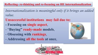 Internationalization of higher education | PPTX