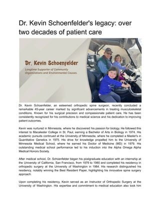 Dr. Kevin Schoenfelder's legacy_ over two decades of patient care.pdf