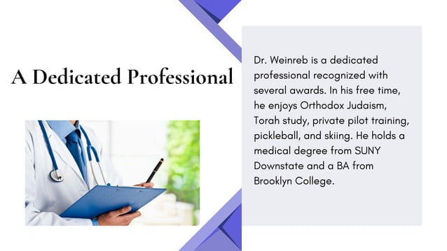 Dr. Aaron Weinreb - An Obstetrician And Gynecologist | PPT