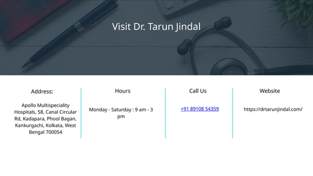 Dr. Tarun Jindal – Renowned Urologist in Kolkata.pptx