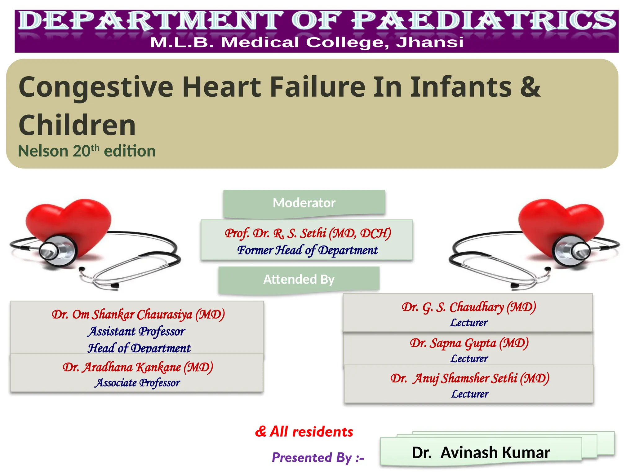 Congestive heart failure in infants and children | PPTX
