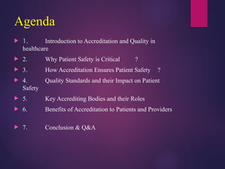 Importance of Quality & Accreditation in Healthcare | PPTX