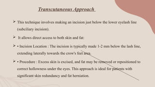 Zygomatic Orbital Fracture : The Lower Blephroplasty Incision as a ...