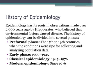 Dr. Vedaste HARERIMANA-PRINCIPLES OF EPIDEMIOLOGY AND MEASURES OF ...