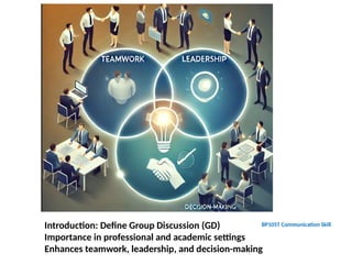 Group Discussion for Communication Skill | PPTX