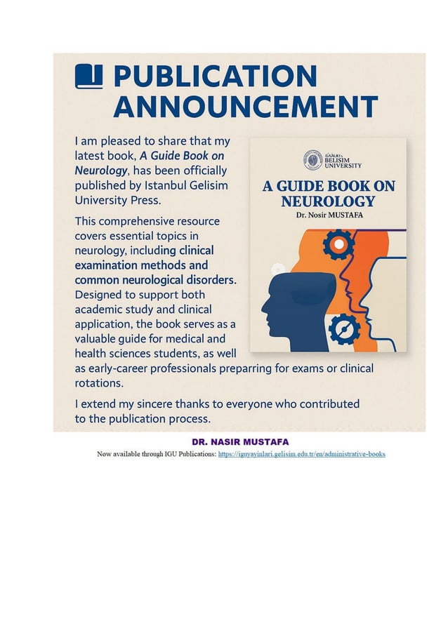 A Guide Book on Neurology By DR. NASIR MUSTAFA | PDF