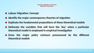 Migration Theories: An Overview_RakhiSaw | PPTX