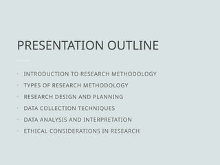 Foundation of research methodology ppt.. | PPTX
