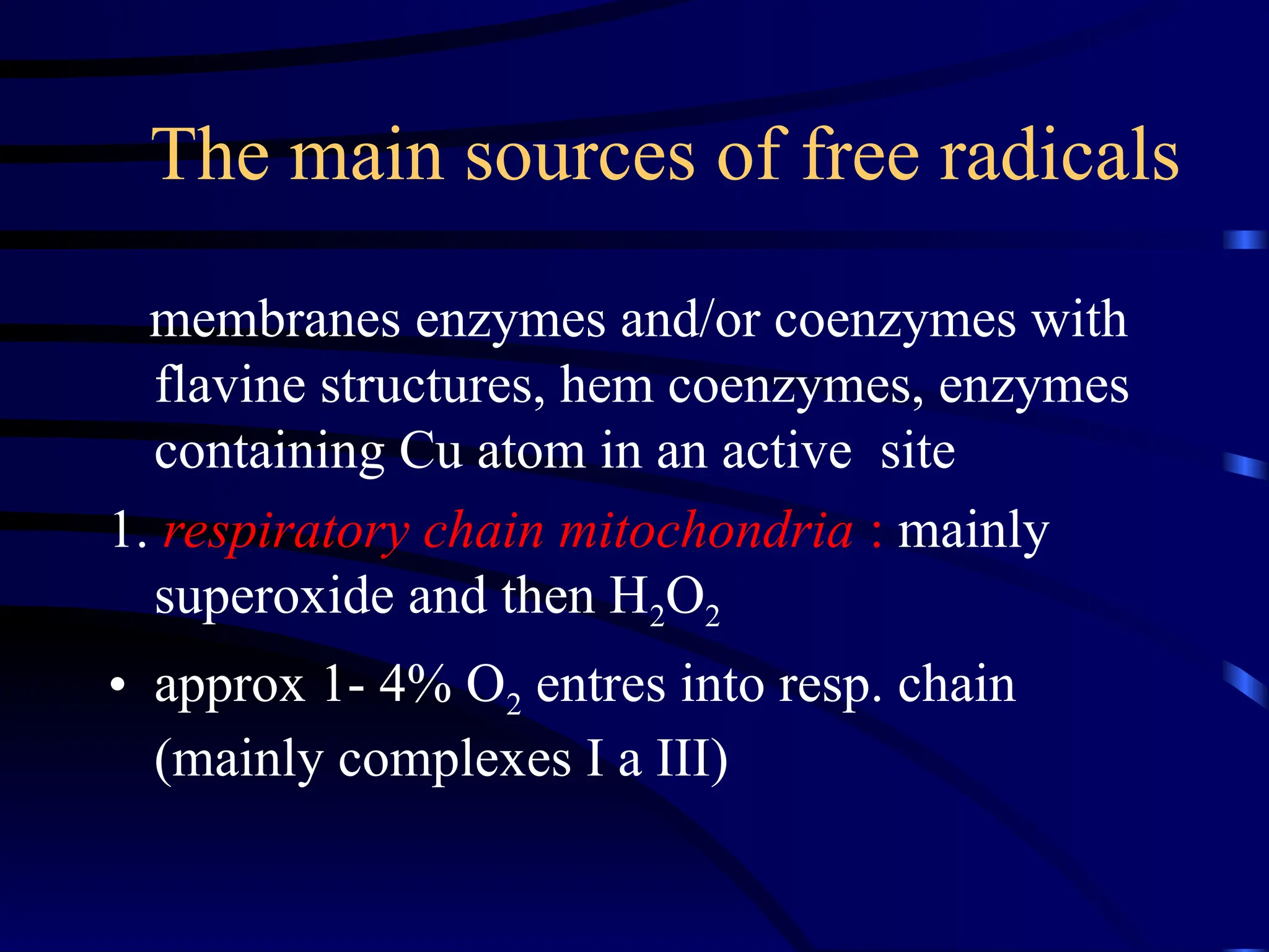 Free Radicals in Human System: A way to understand | PPT