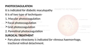 DIABETIC RETINOPATHY DIABETIC RETINOPATHY | PPTX