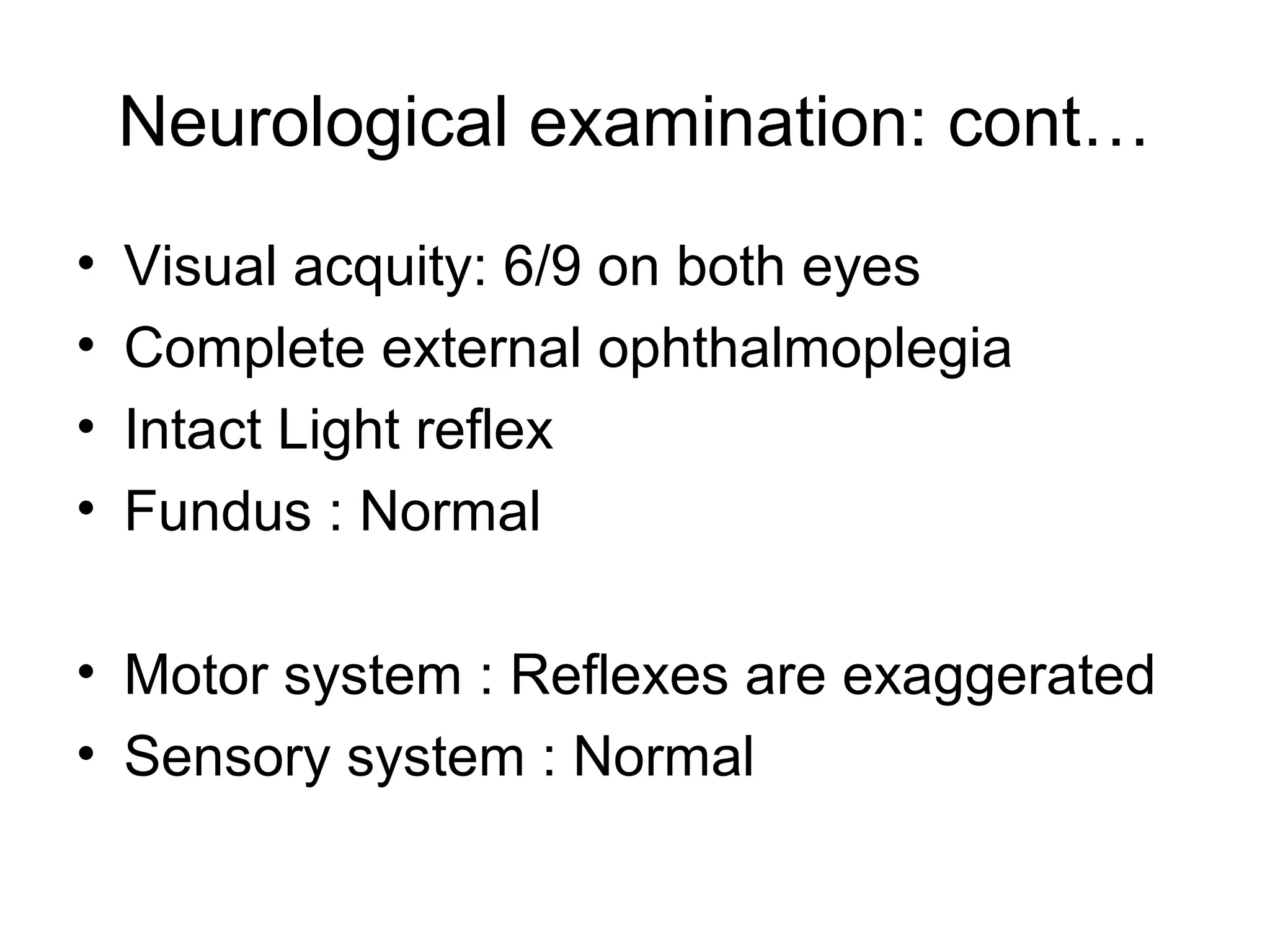 A young lady with progressive neck swelling and bilateral partial ...