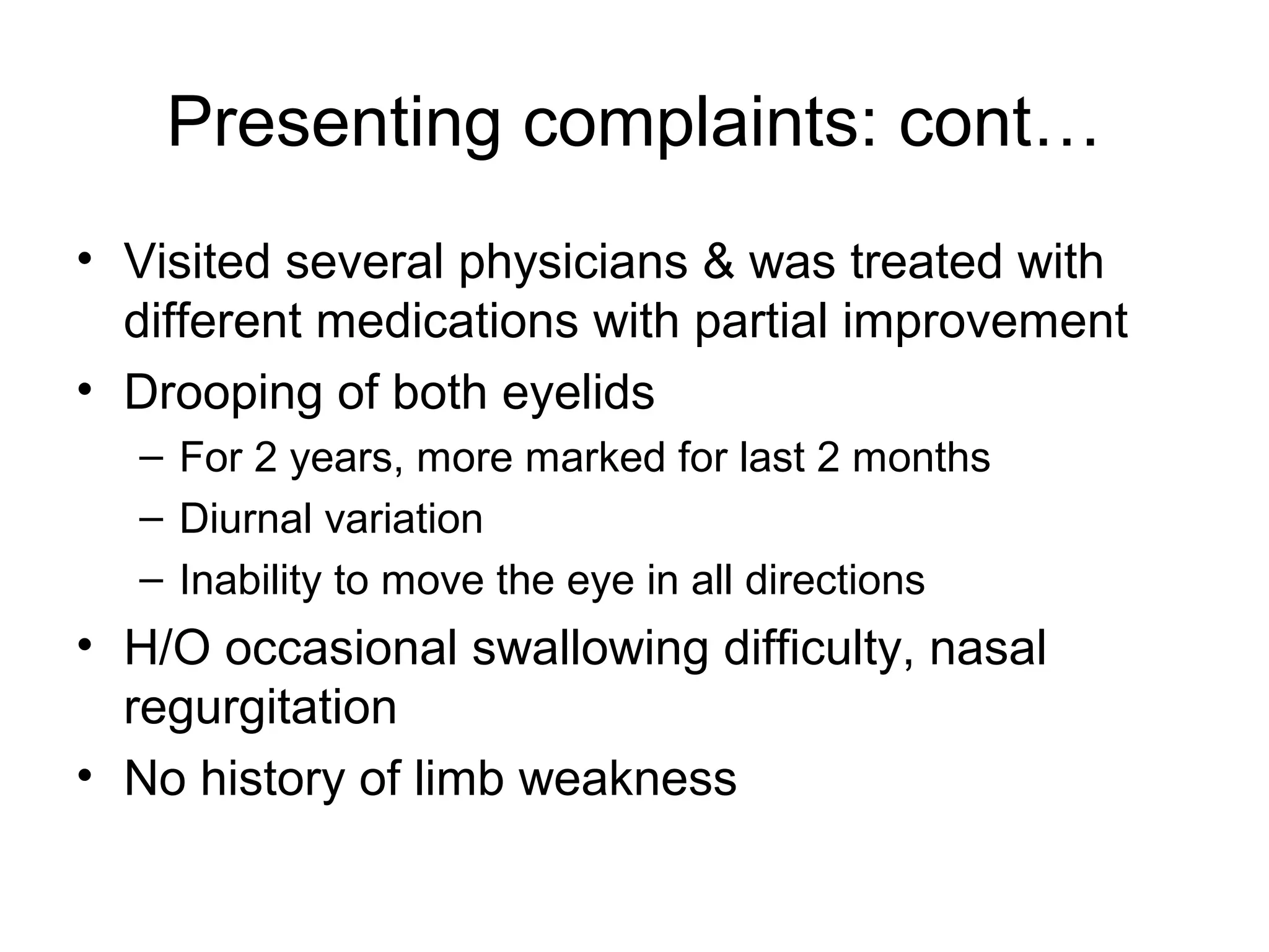 A young lady with progressive neck swelling and bilateral partial ...