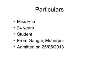 A young lady with progressive neck swelling and bilateral partial ...