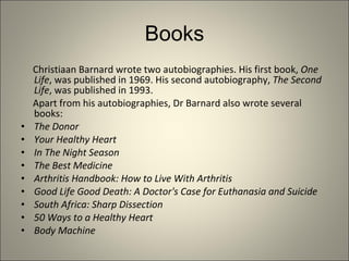 Dr. Barnard | PPT