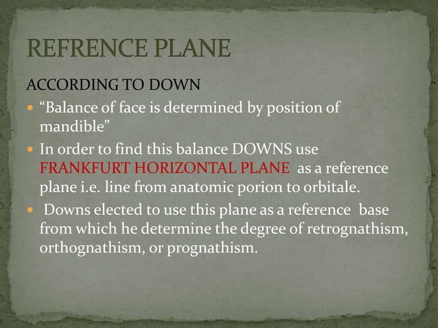 Downs analysis | PPTX