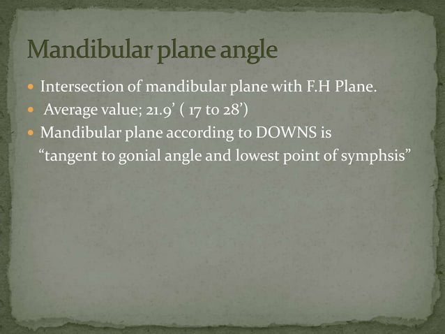 Downs analysis | PPTX