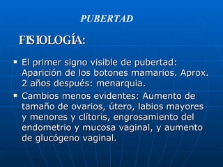 PUBERTAD | PPT