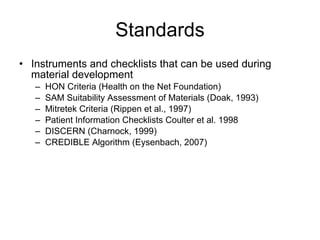 Role of standards, consumer education and media literacy | PPT