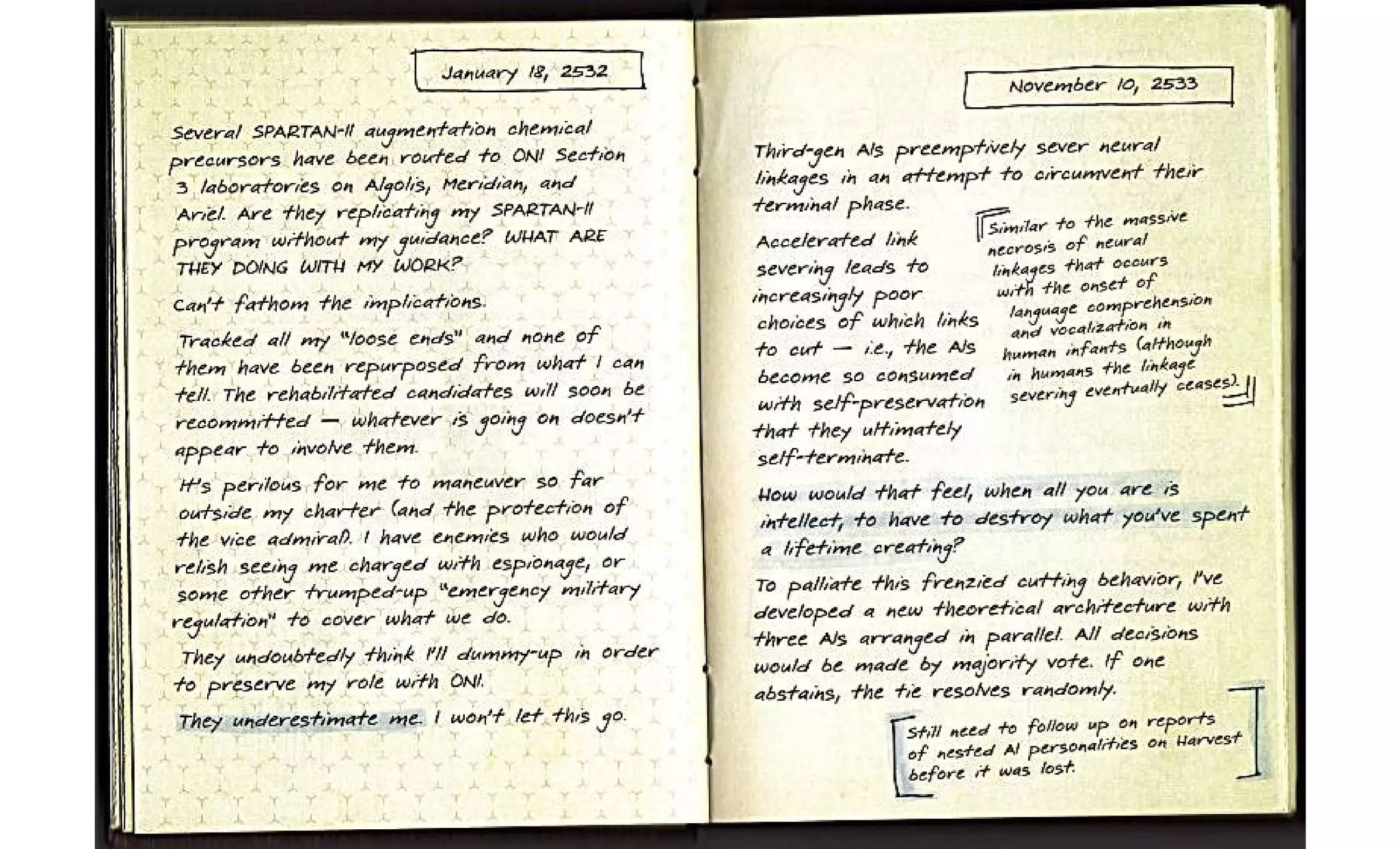 Dr. halseys personal journal | PDF