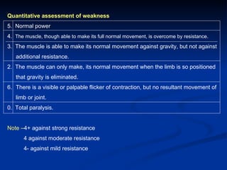 ,motor examination | PPT