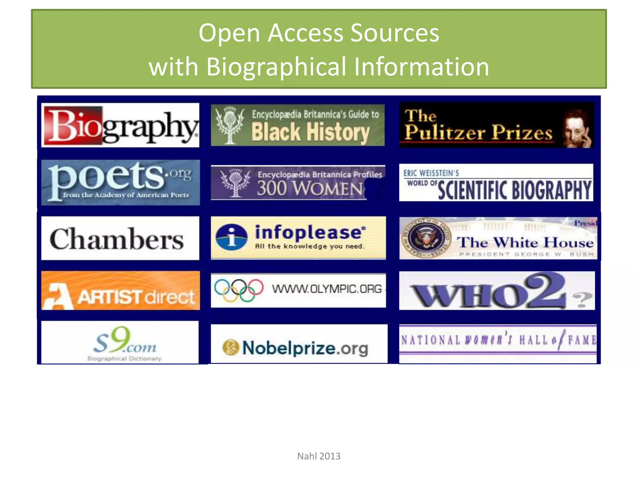 601-Session12-Jacso: biog & ready ref-s13 | PPTX