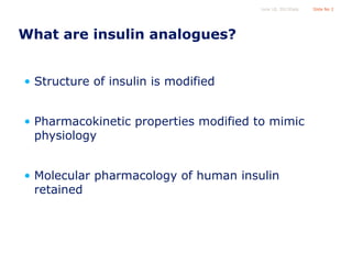 Modern Insulin : An Update | PPT