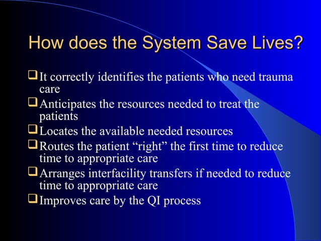 Dr. john campbell tele trauma | PPT