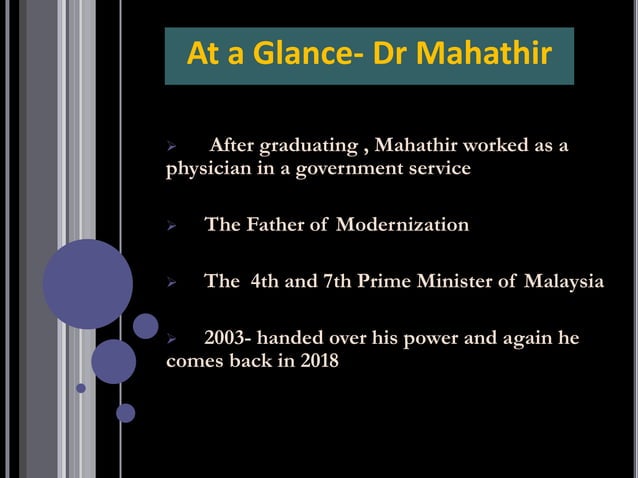 Dr mahathir-bin-mohammad | PPT