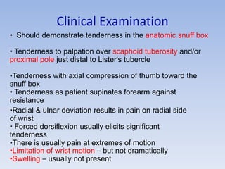 Dr. nagamunindrudu fractures of scaphoid | PPTX