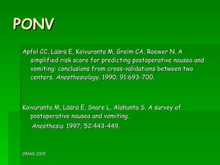 Advances in pharmacology applied to maxillofacial anaesthesia | PPT