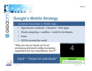 Google's Mobile Strategy, GigaOm Research Roundtable | PDF ...