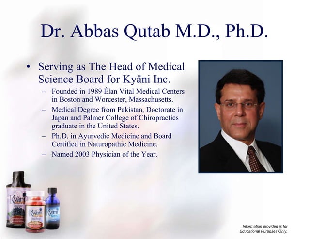 Dr. Qutab Product Power Point | PPT
