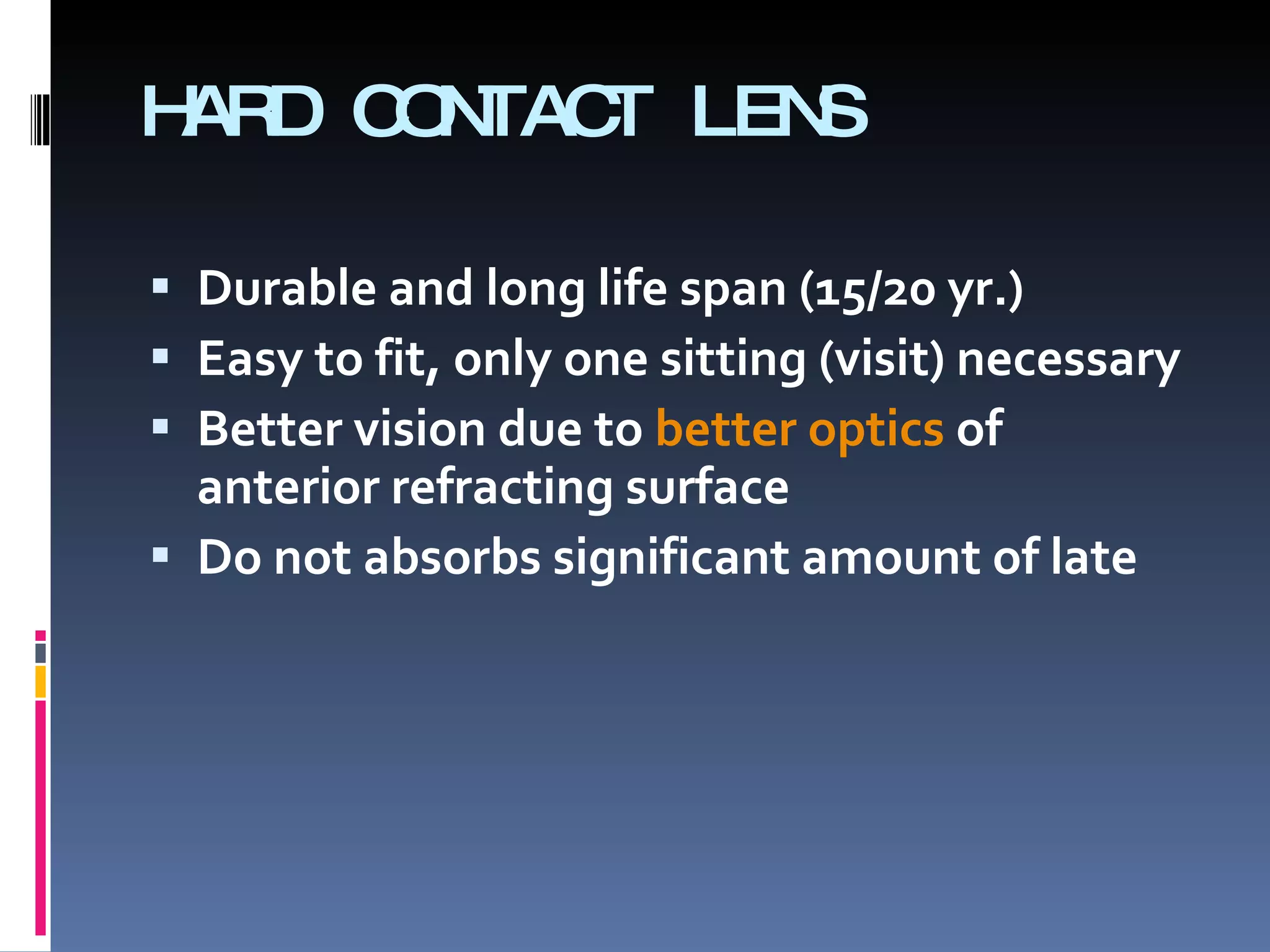 Hard Contact Lenses | PPT