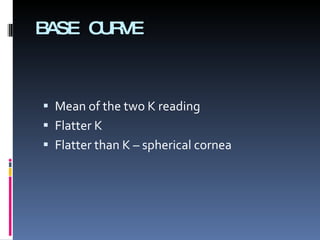 K Readings For Contact Lenses