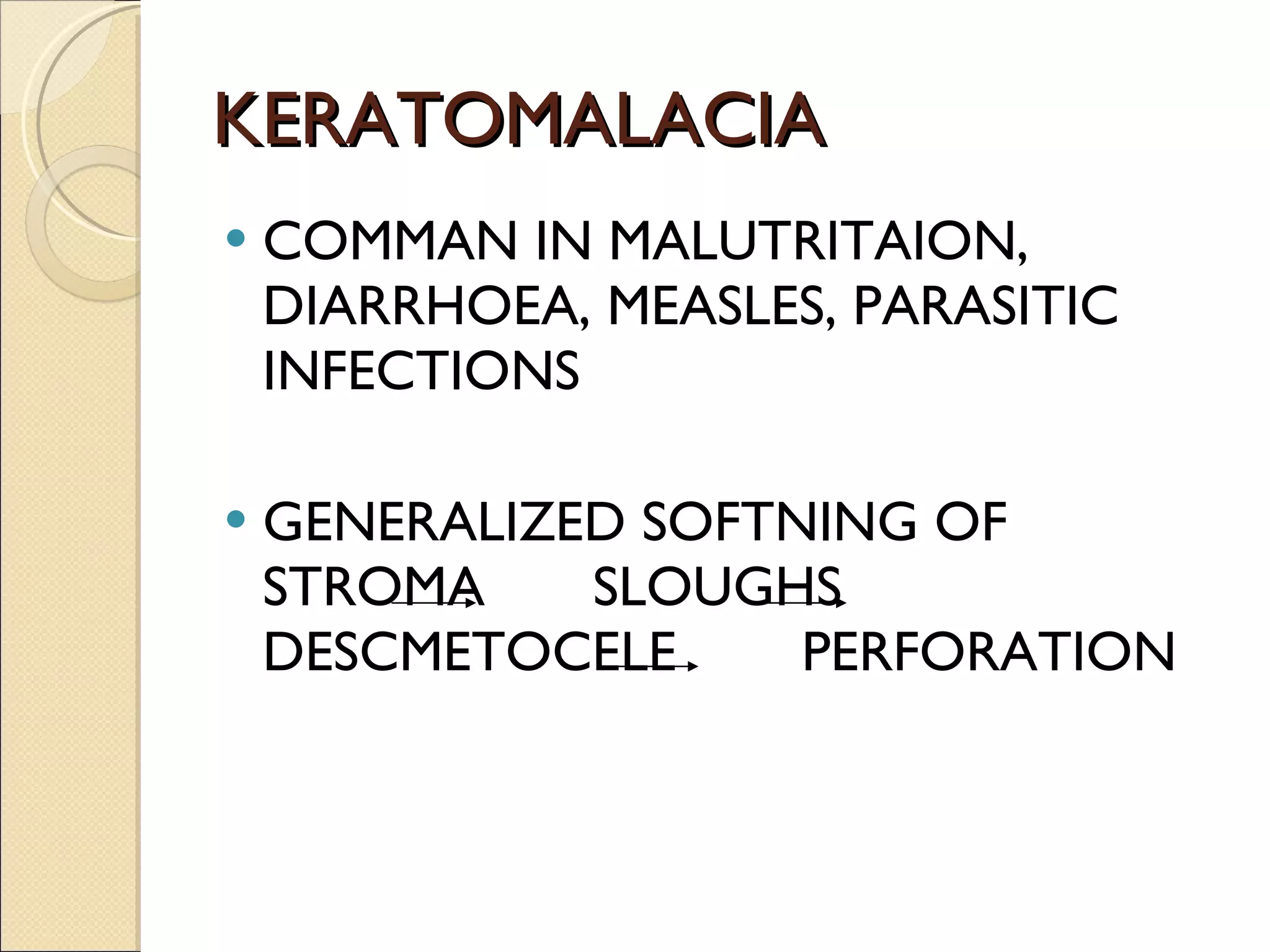 Vitamin A Deficiency & Eye | PPT