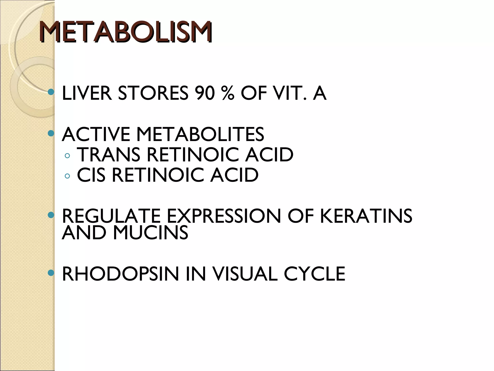 Vitamin A Deficiency & Eye | PPT