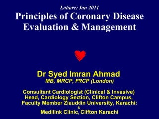Dr.Syed Imran | PPT | Heart and Cardiovascular Diseases | Diseases and ...