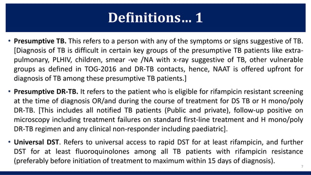 Dr Tb Case Finding In Ntep For India For Tb Elimination Ppt