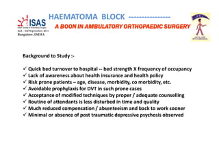 Dr vsn-raju haematoma-block-a-boon-ncas_2011 | PDF
