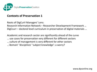 DigCurV Managerial Lens | PPTX