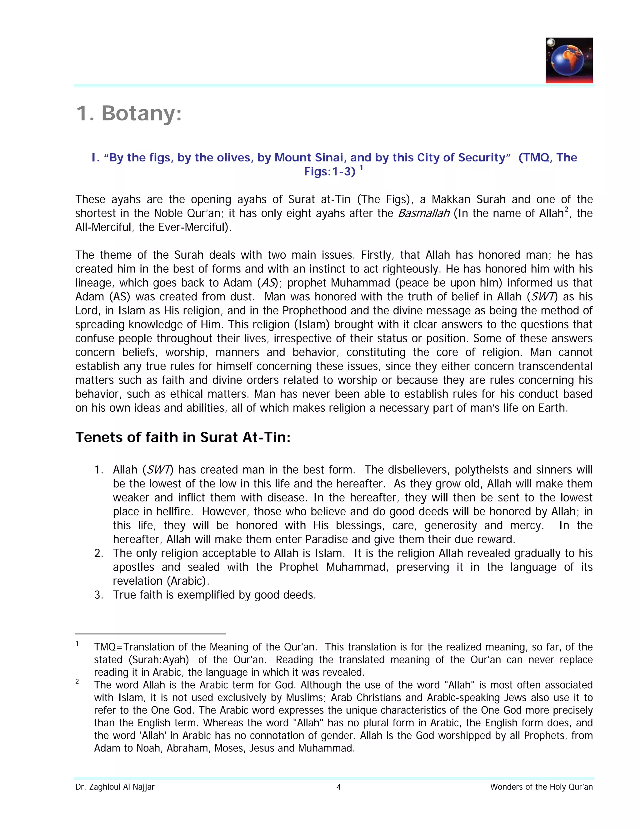 Dr. zaghloul an najjar - miracles in the qur'an | PDF