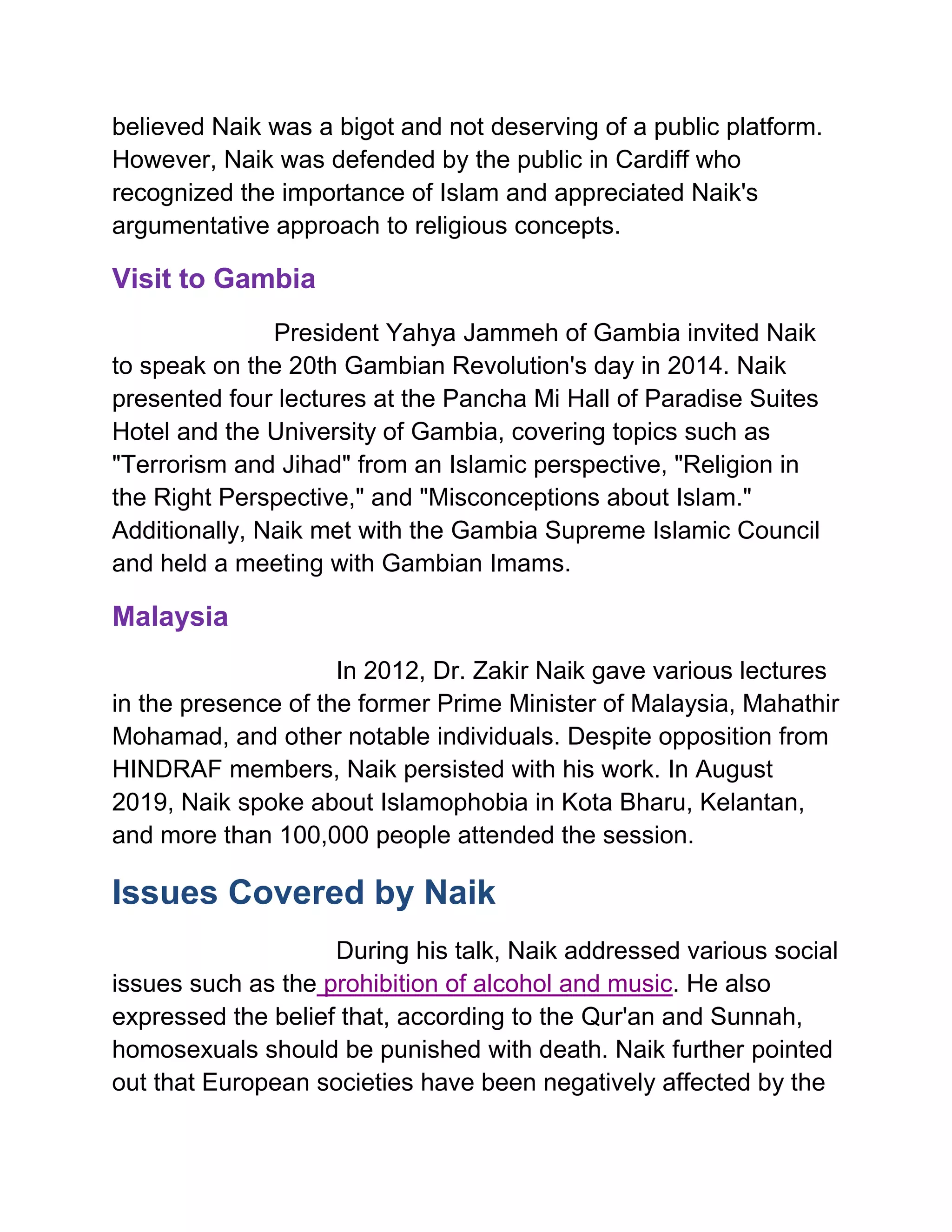 DR. ZAKIR NAIK | DOCX