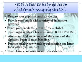 READING READINESS STAGE (DEVELOPMENTAL READING) | PPTX