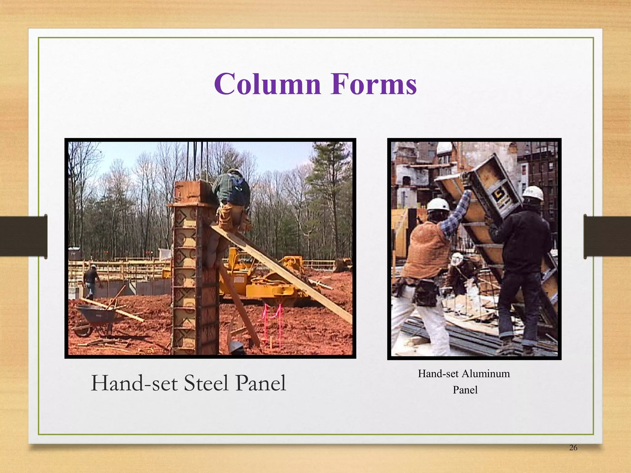 importance of formwork and types of formwork | PPT
