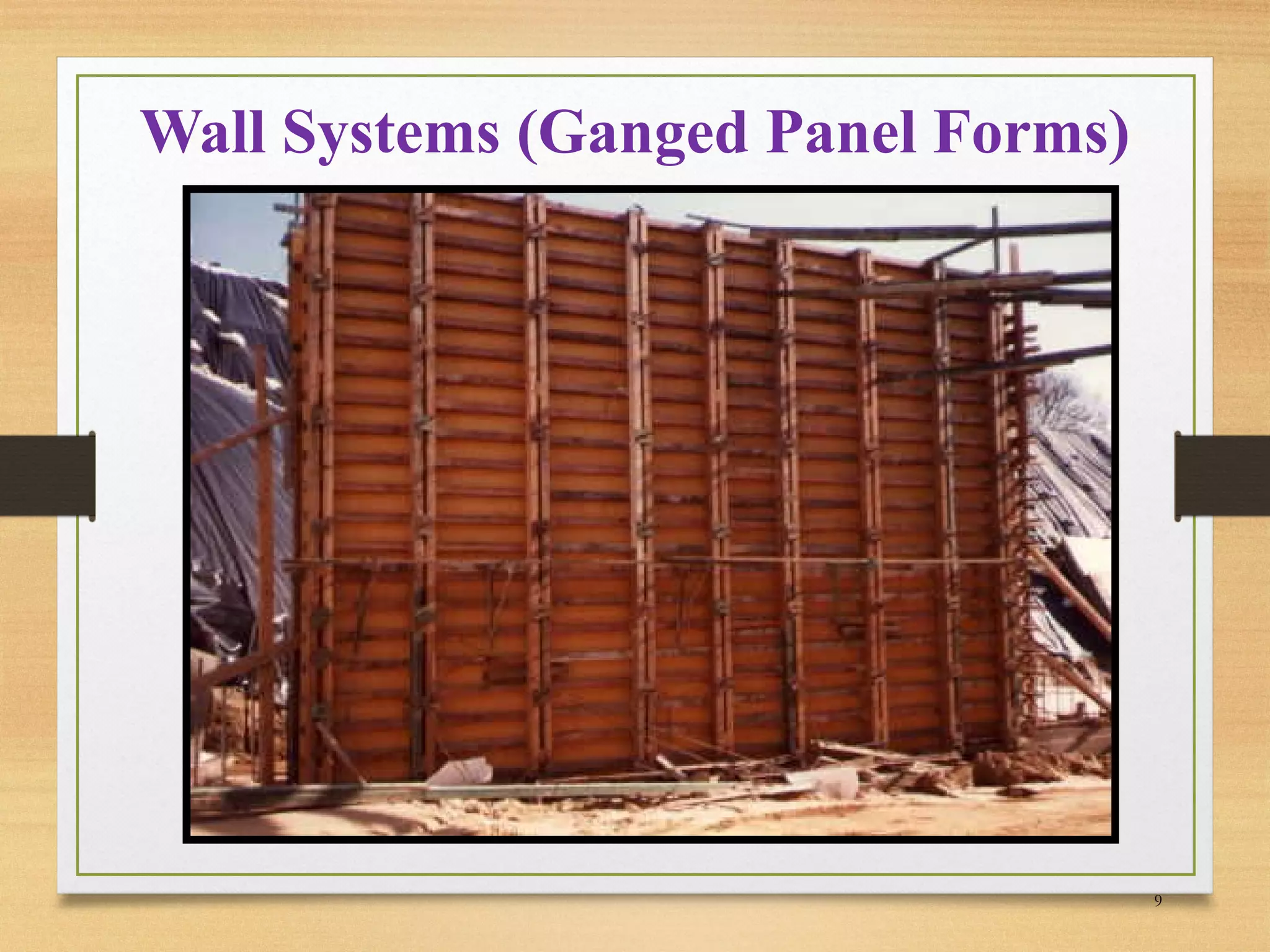 importance of formwork and types of formwork | PPT