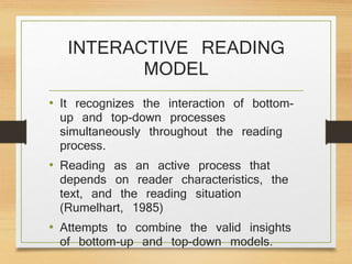 Three Reading Models | PPTX